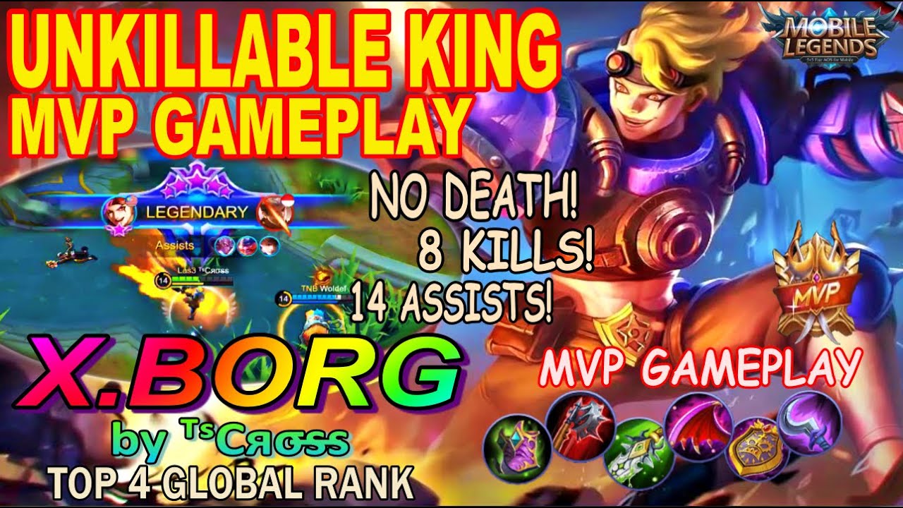 X Borg Unkillable King Mvp Gameplay By ᵀˢcяσ̶ѕ̶ѕ Top 4 Global