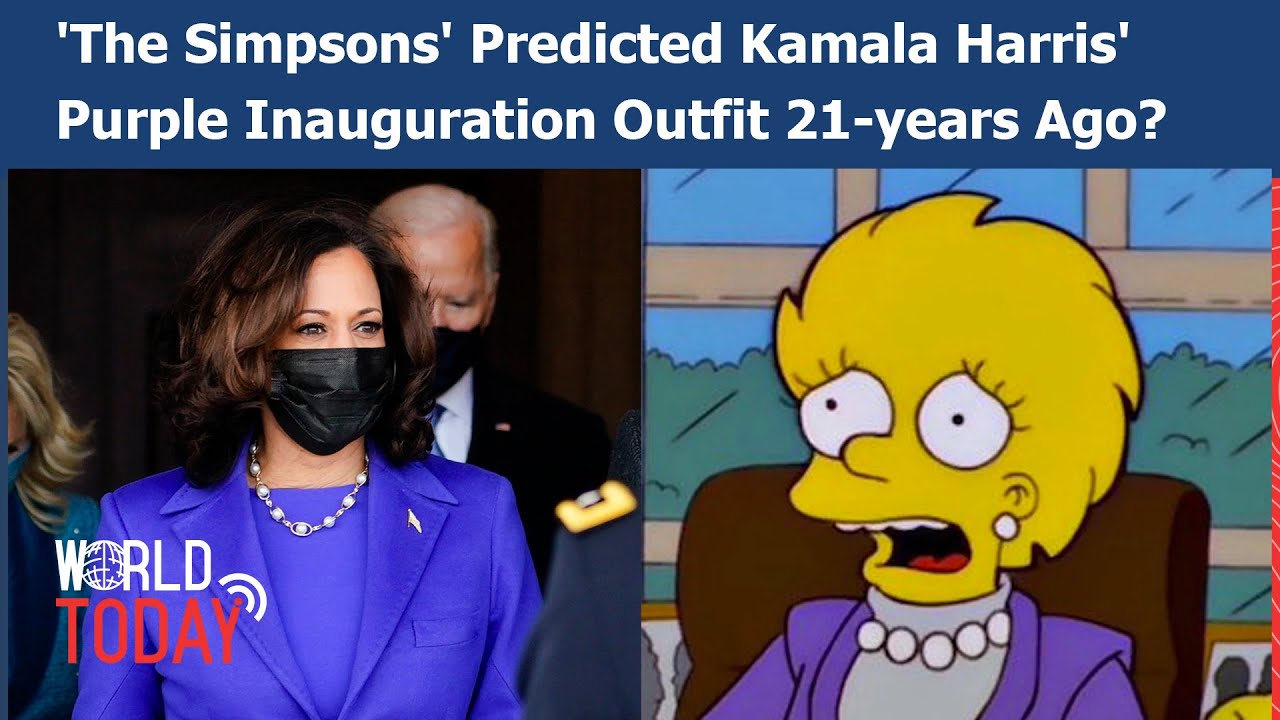 The Simpsons Predicted Kamala Harris’ Inauguration Outfit 21 Years Ago ...