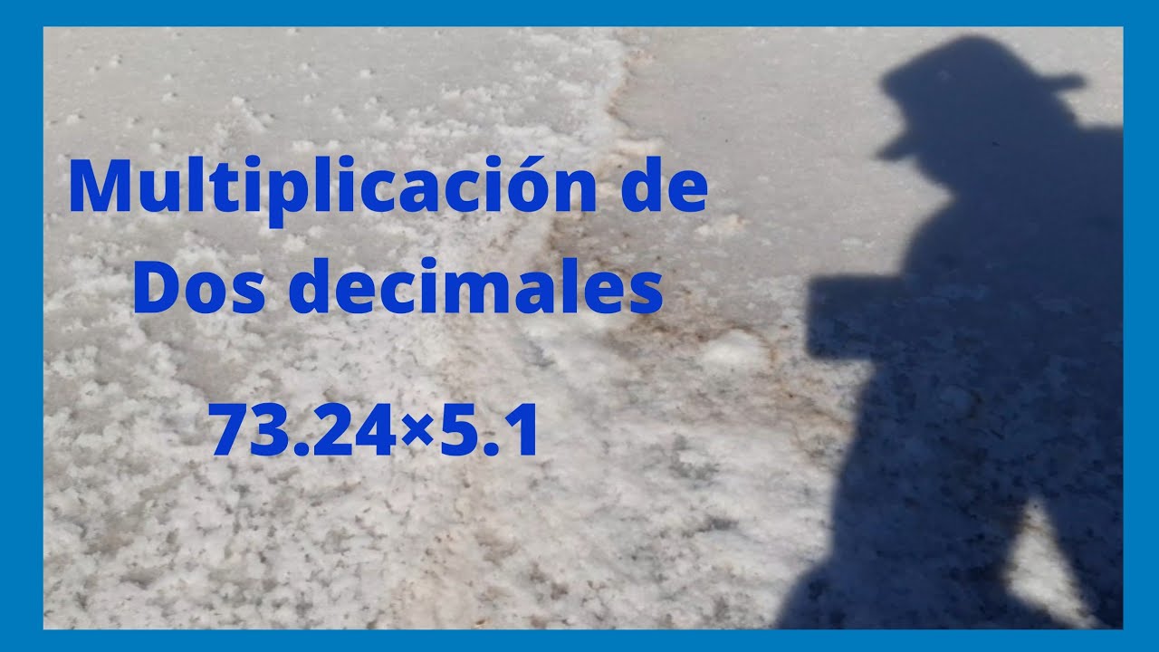 Multiplicación de dos decimales - YouTube