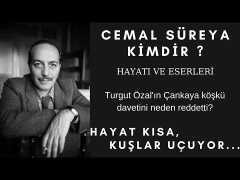 Cemal Süreya Kimdir ?  / Cemal Süreya'nın Hayatı ve Eserleri / Üvercinka