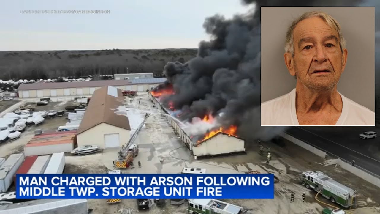 Man charged with arson after allegedly starting fire in storage unit to ...