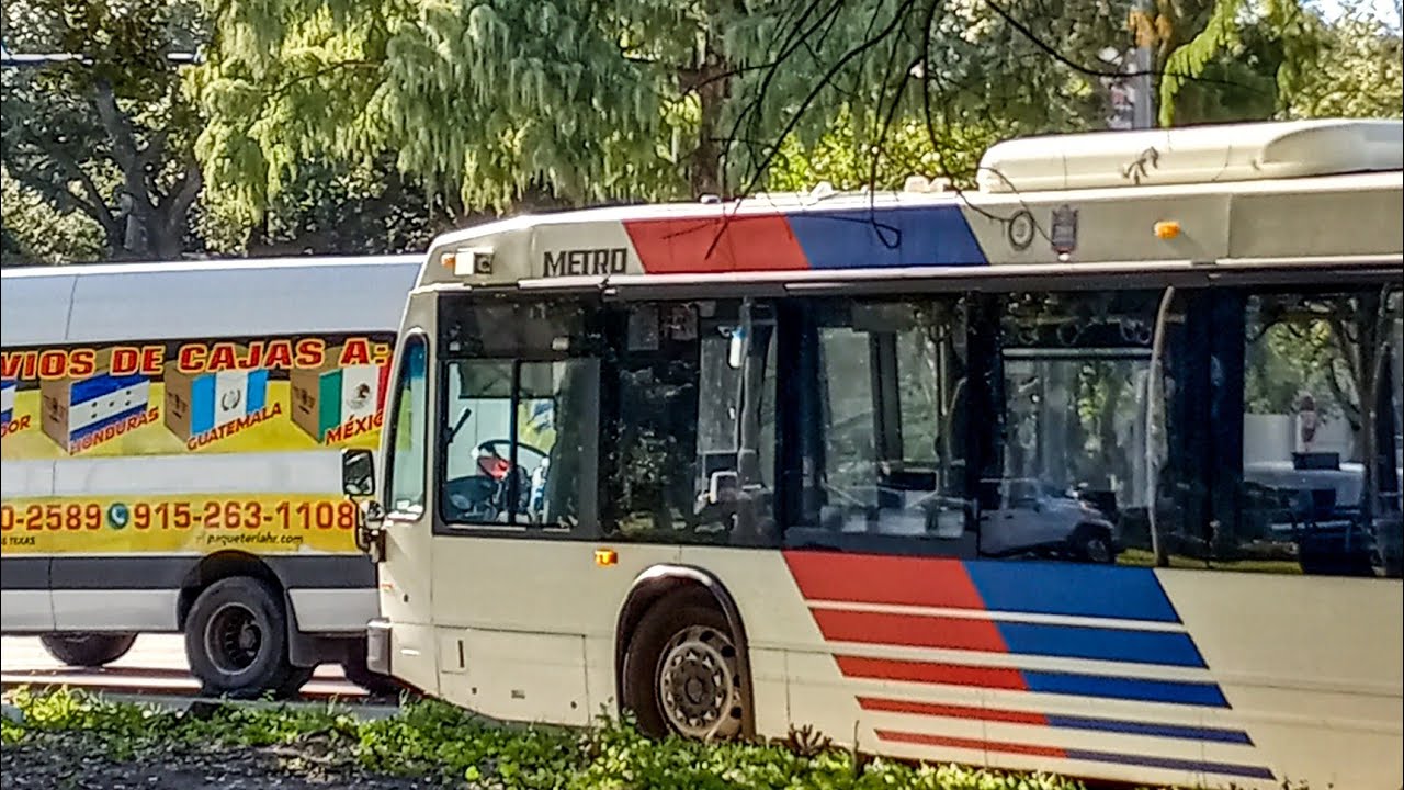 Bellaire Tx, Houston Metro Buses In Action At Bellaire Transit Center ...
