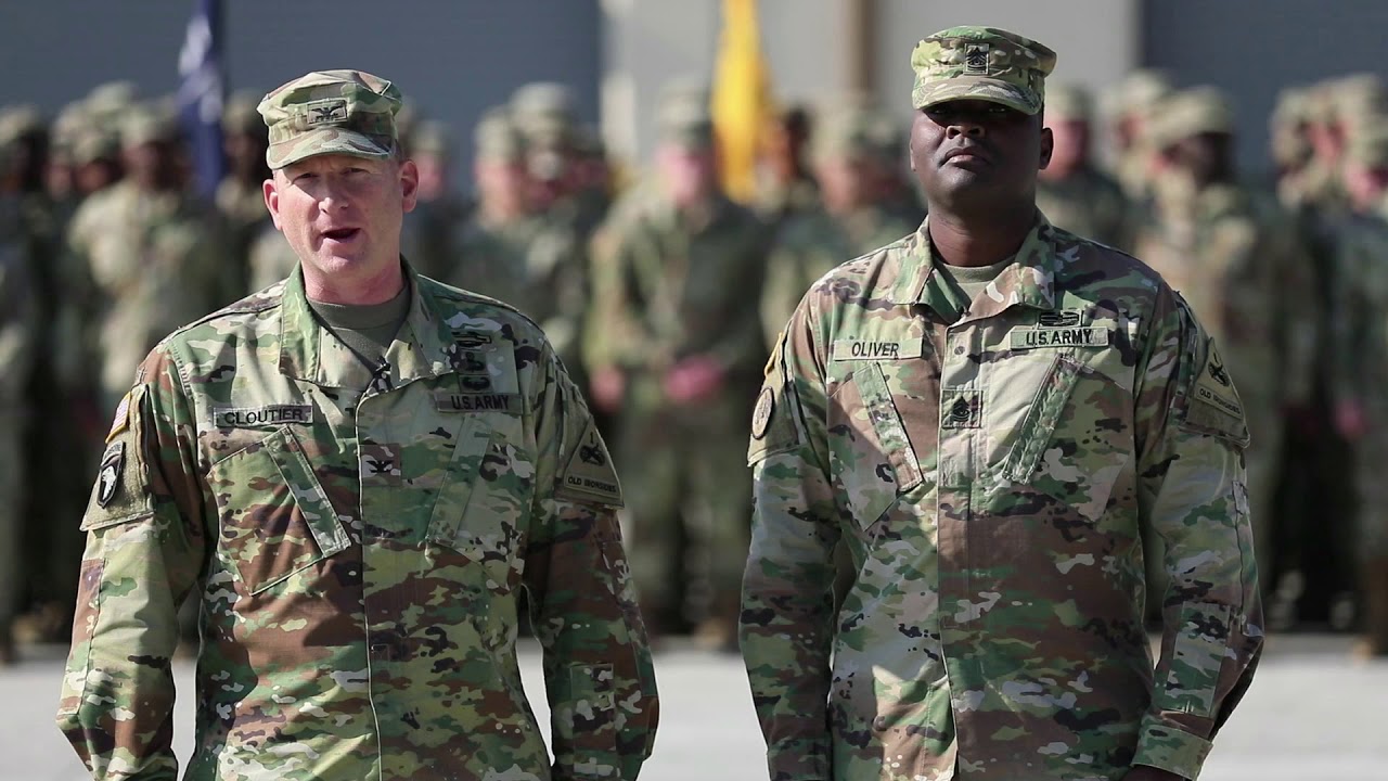 3ABCT, 1AD Army vs Navy Shout-out - YouTube