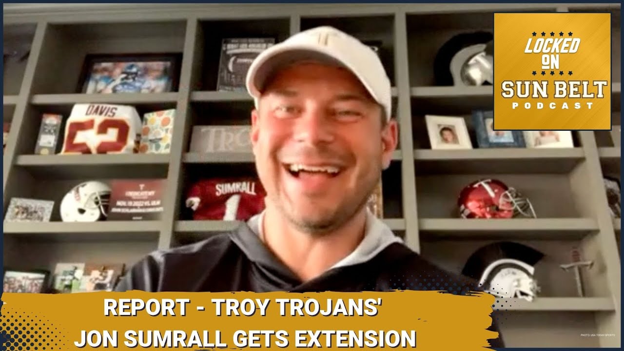 REPORT - Troy Trojans' Jon Sumrall Gets Contract Extension - YouTube