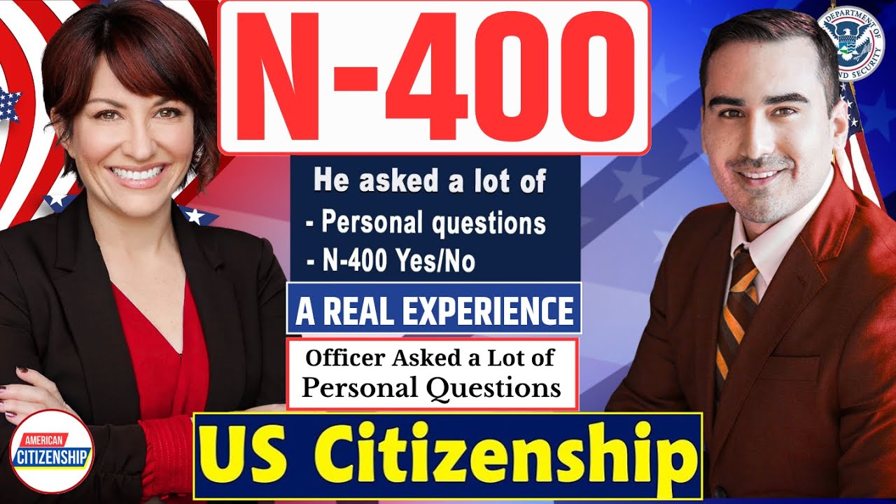 2025 New N-400 Application U.S. Citizenship Interview Applicant, USCIS ...