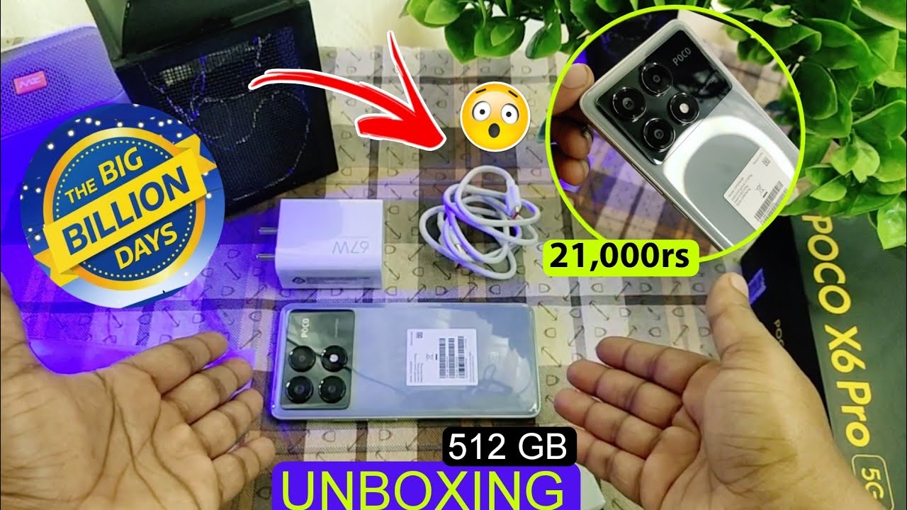 Flipkart BBD Poco X6 Pro 5G Unboxing Video | Poco X6 Pro 5G Price Drop | Best Gaming Phone Under ...