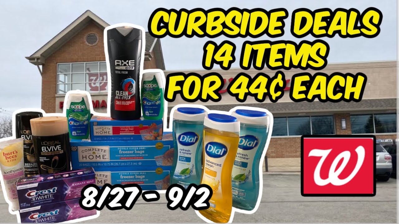 WALGREENS CURBSIDE HAUL (8/20 - 8/26) | 14 ITEMS FOR 44¢ EACH 🤩 - YouTube