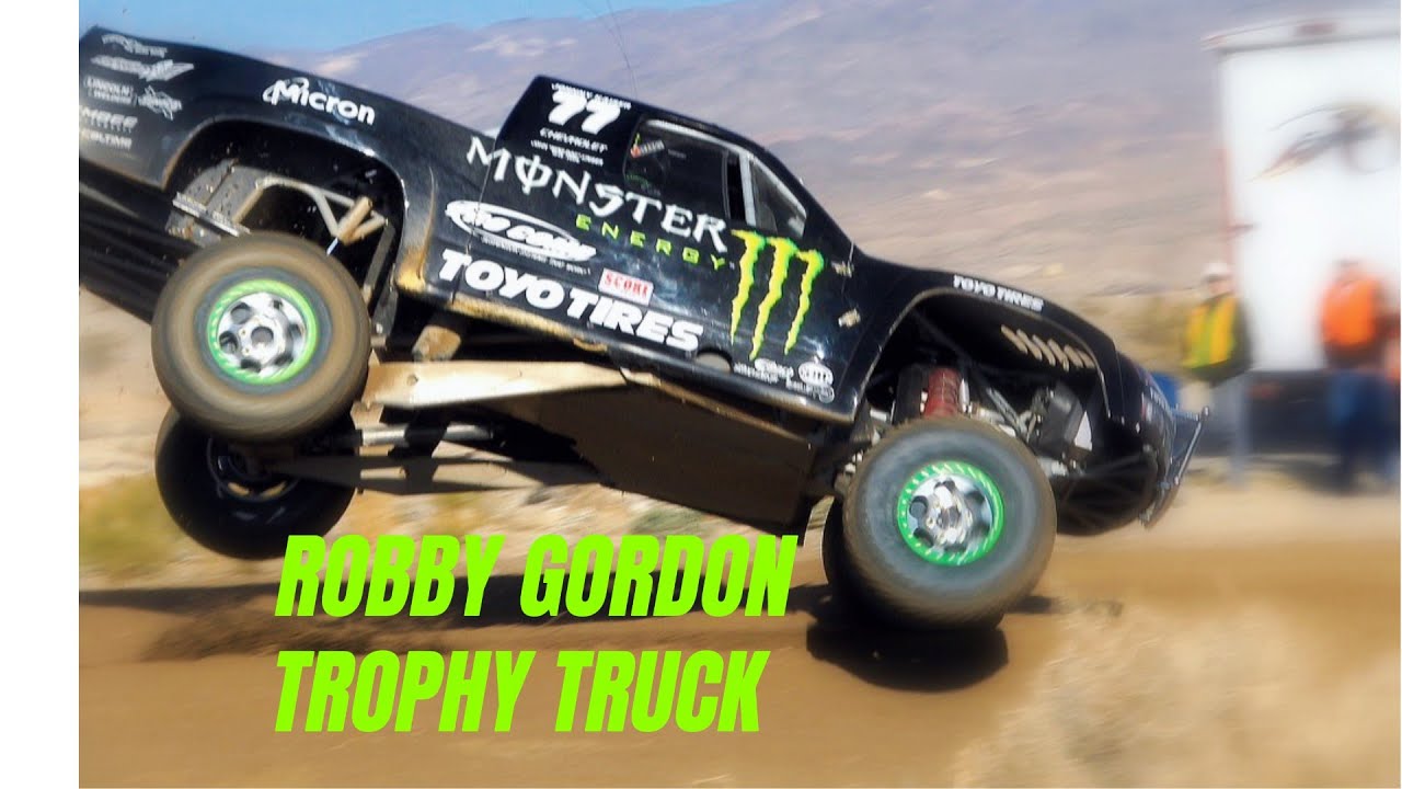 ROBBY GORDON MONSTER ENERGY TROPHY TRUCK CHEVROLET - YouTube