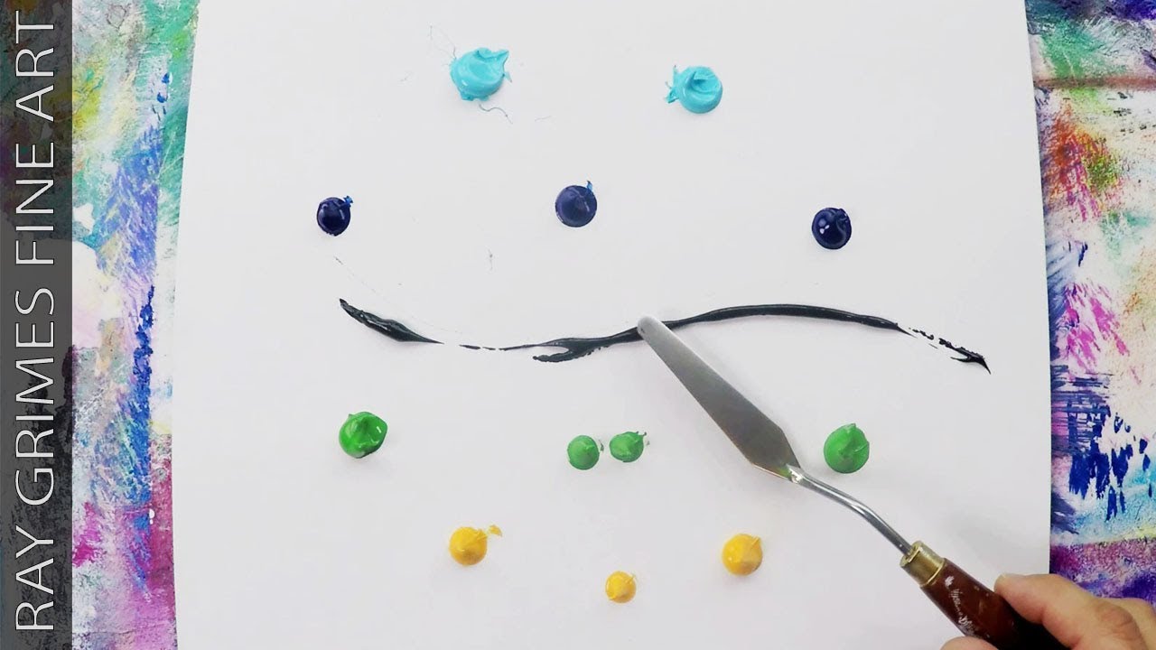 Palette Knife Painting / 310 / Satisfying / Relaxing Demonstration ...