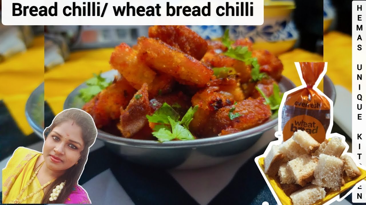 Bread chilli / wheat bread chilli recipe # healthy breakfast in your ...