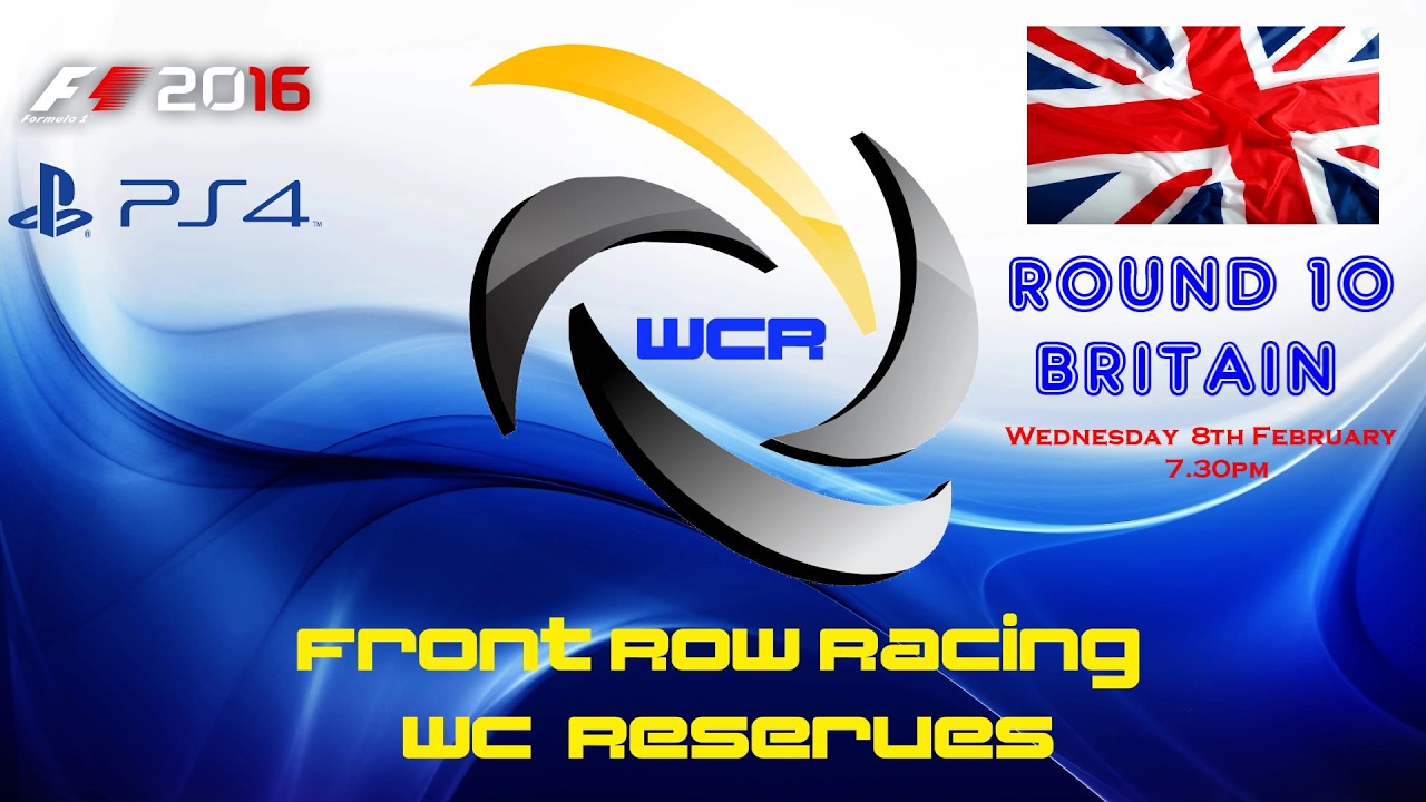 Front Row Racing WCR Round 10 Britain F1 2016 - YouTube