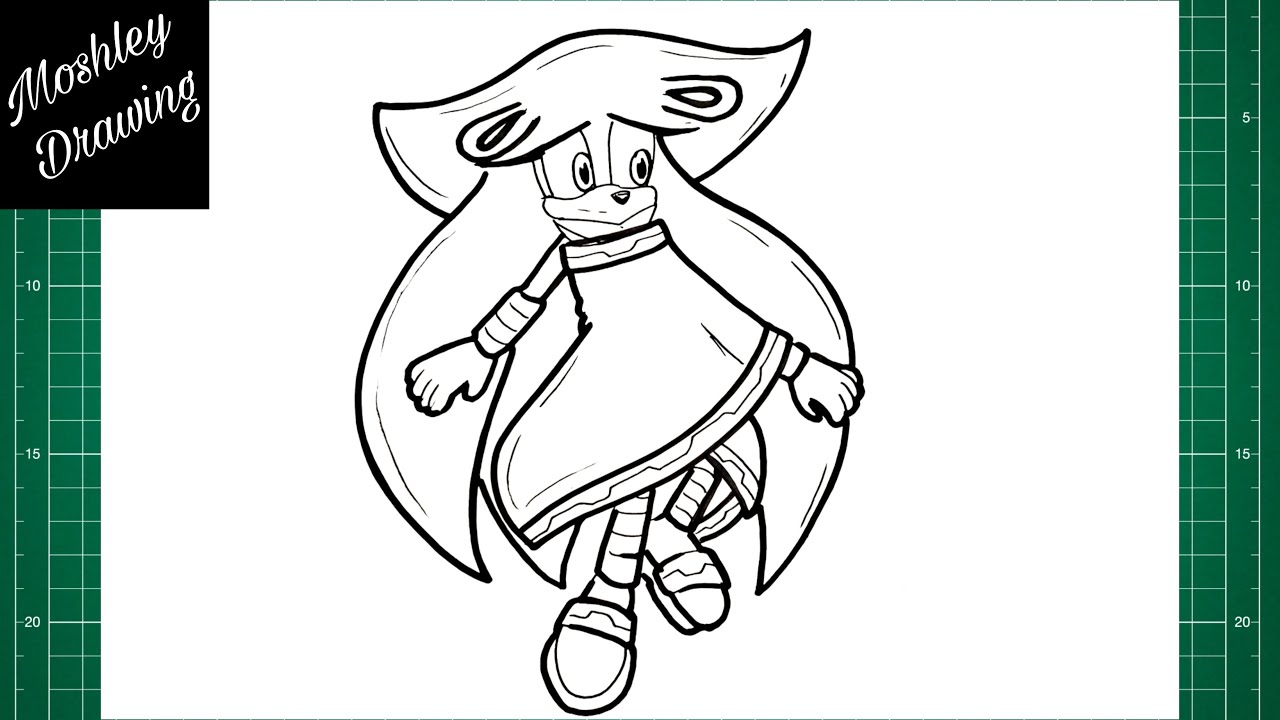 How to Draw Gold The Tenrec - Sonic Characters - YouTube