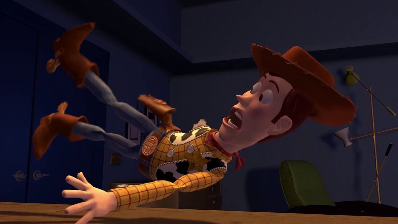 Toy Story 2 - Woody loses an arm - YouTube