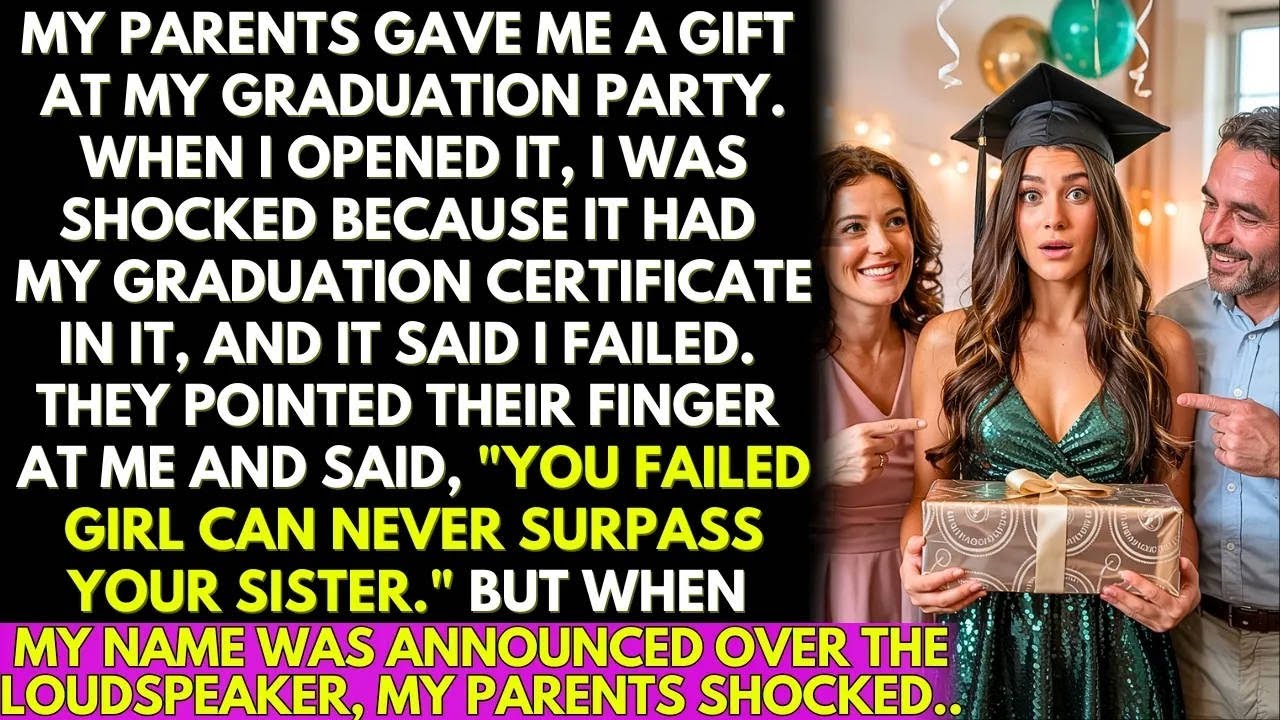 My Parents Humiliated Me At Graduation Party, “YOU FAILED!” Until The ...