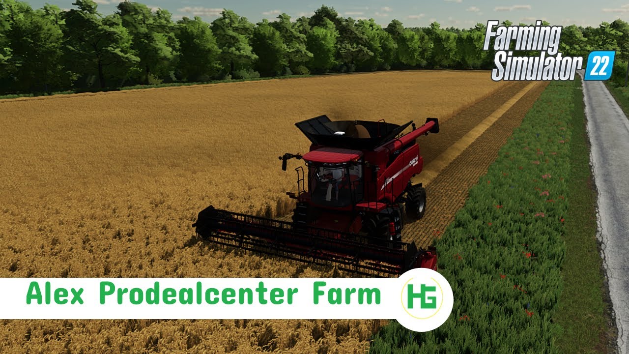 Barley Harvest, FS22 Timelapse Alex Prodealcenter Farm #12 - YouTube