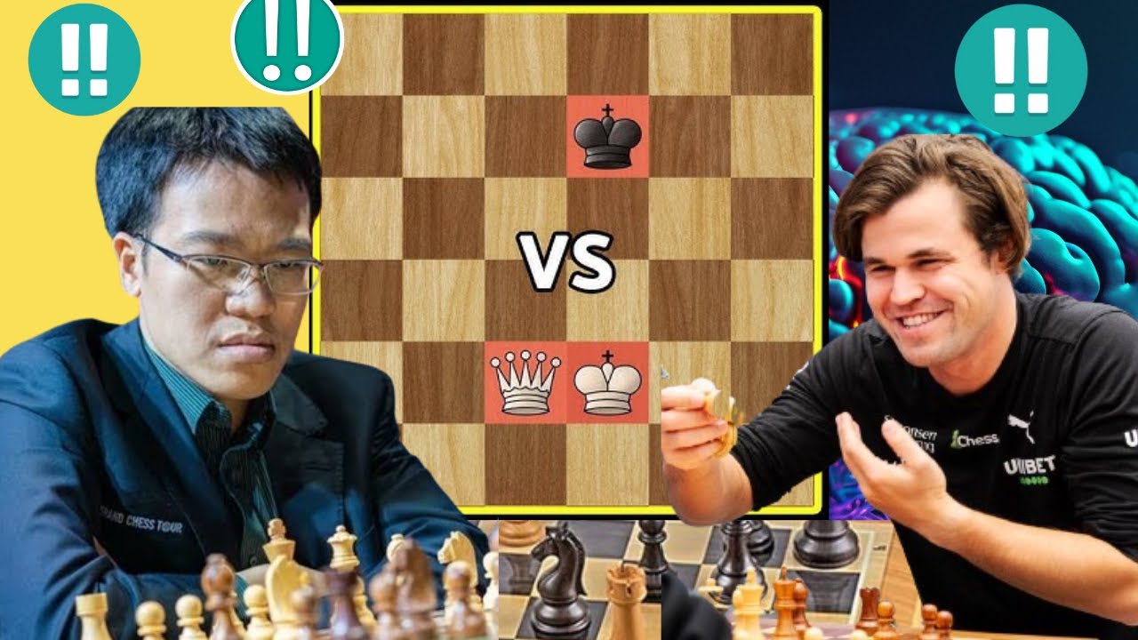 Vivid Women chess Game : 11 By Magnus Carlsen vs Lê Quang Liêm - YouTube