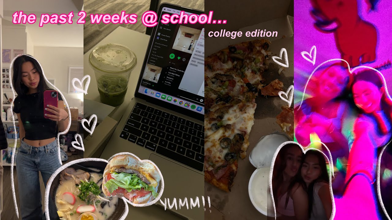 college update 📚🧪💻 (school, food, going out) - YouTube