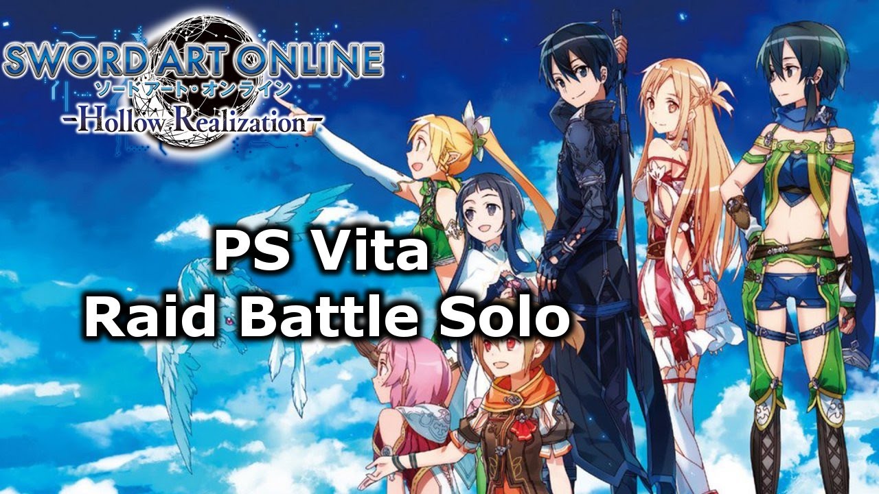 Sword Art Online Hollow Realization PS Vita Raid Battle Solo - YouTube