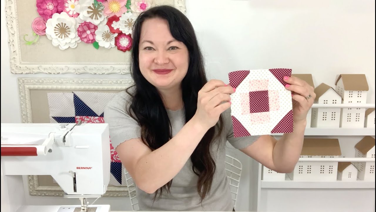 Framed Flower Quilt Block Tutorial - YouTube