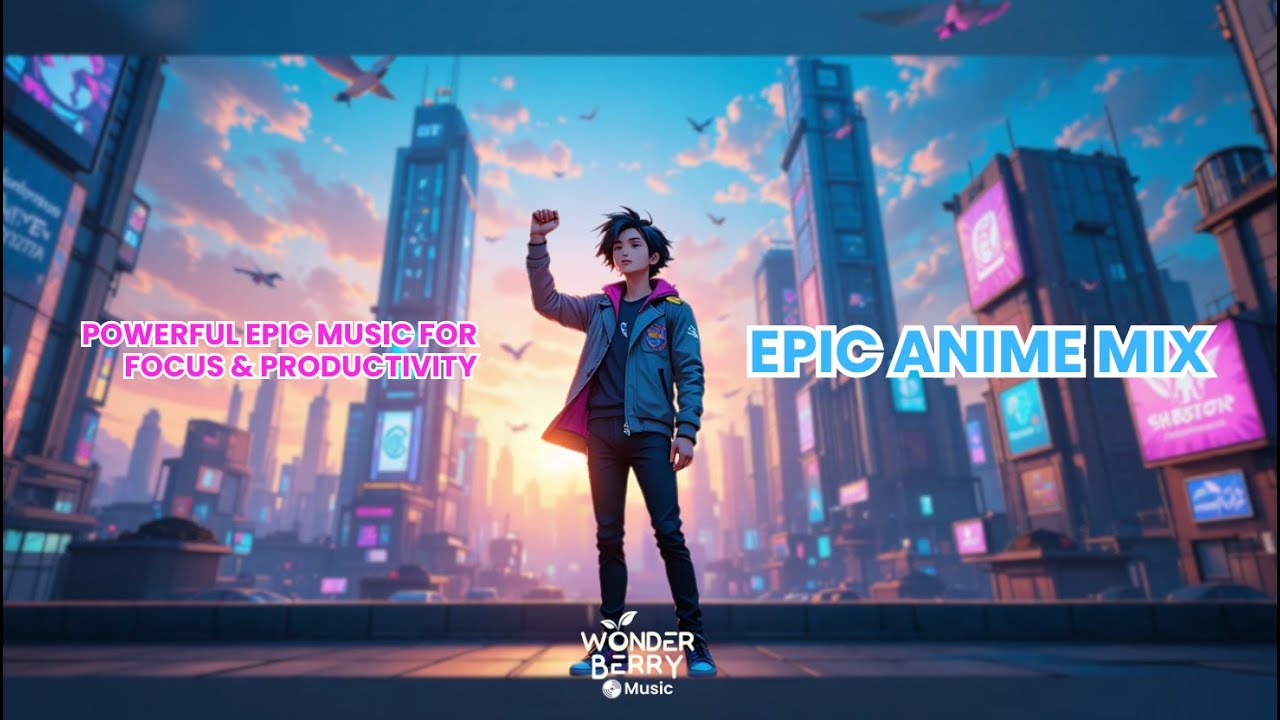 Epic Anime Mix – Focus Music for Study, Gym & Creative Flow - YouTube