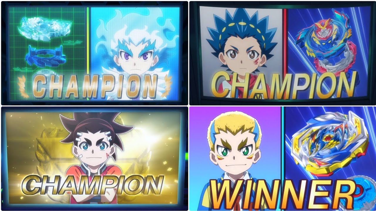 Final Battle Winners in Beyblade Burst Season 1-6 - YouTube