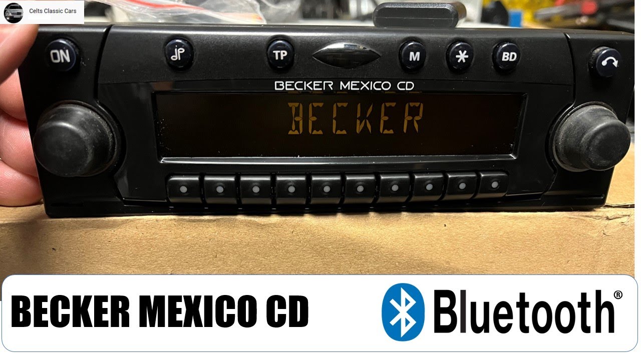 Autoradio Becker Mexico CD Bluetooth - YouTube
