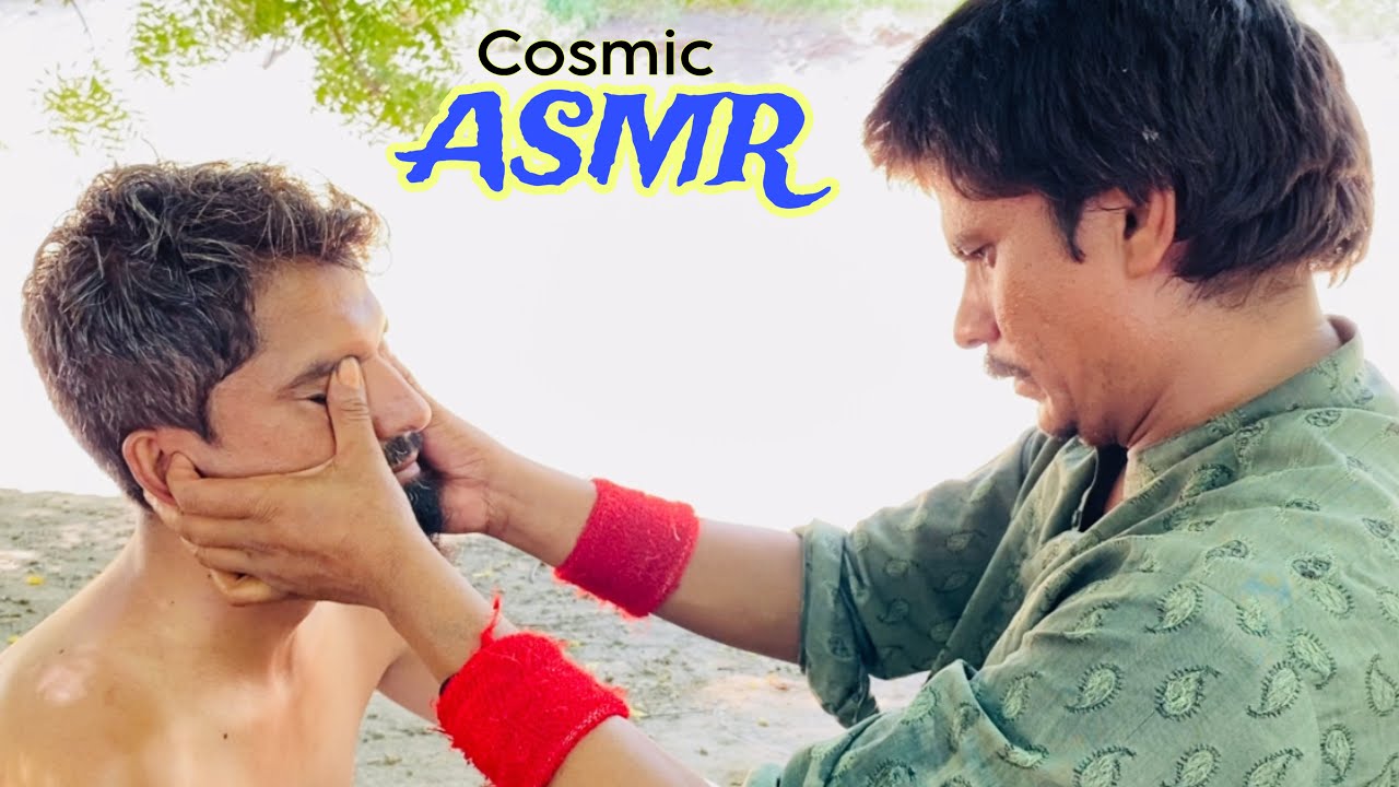 Asmr || cosmic head massage || relaxing Asmr neck back and head massage ...