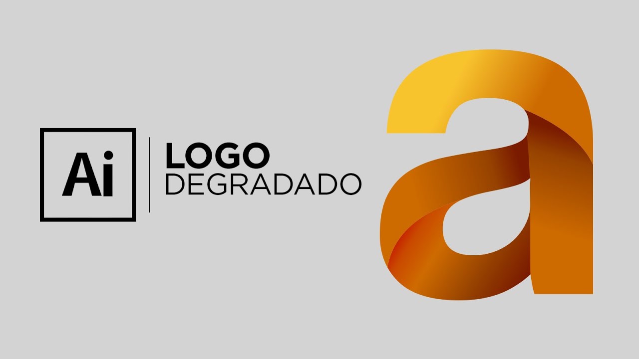 Illustrator - Logo Degradado - YouTube