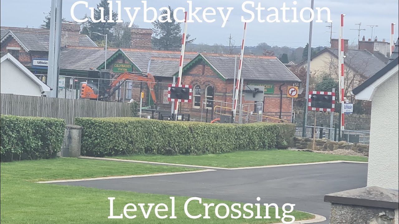 Cullybackey Station Level Crossing (Ballymena) Saturday March 04.03. ...