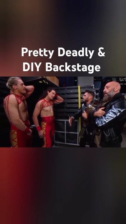 DIY & Pretty Deadly Backstage #wwe #smackdown #shorts #wwe2k25 - YouTube