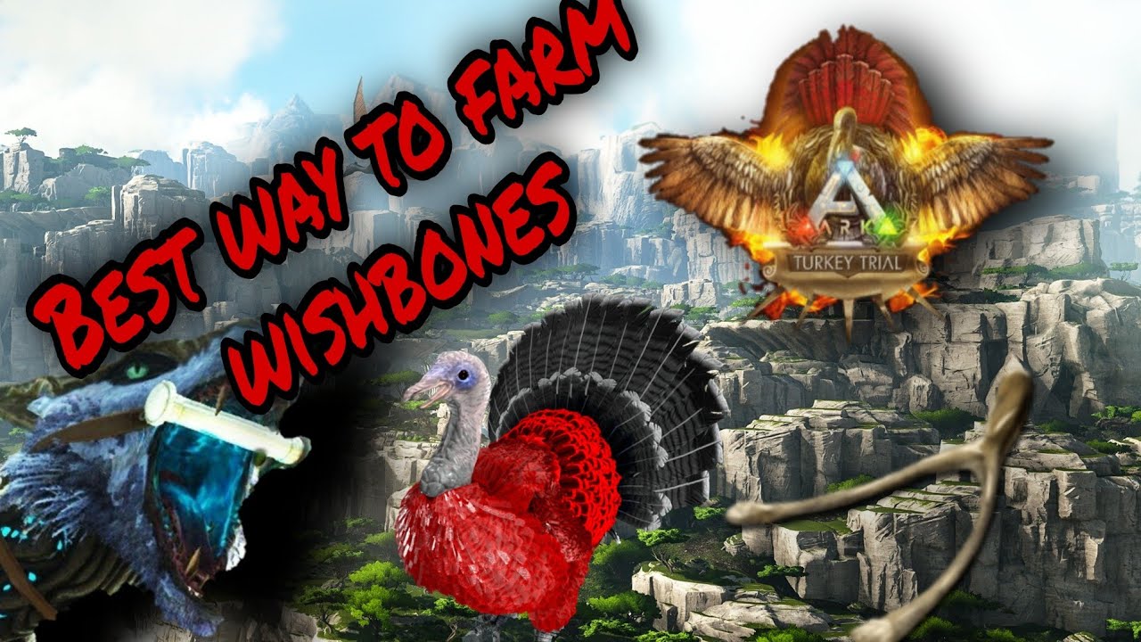 #ARK #TurkeyTrials Best turkey wishbone farming method(Valguero) - YouTube