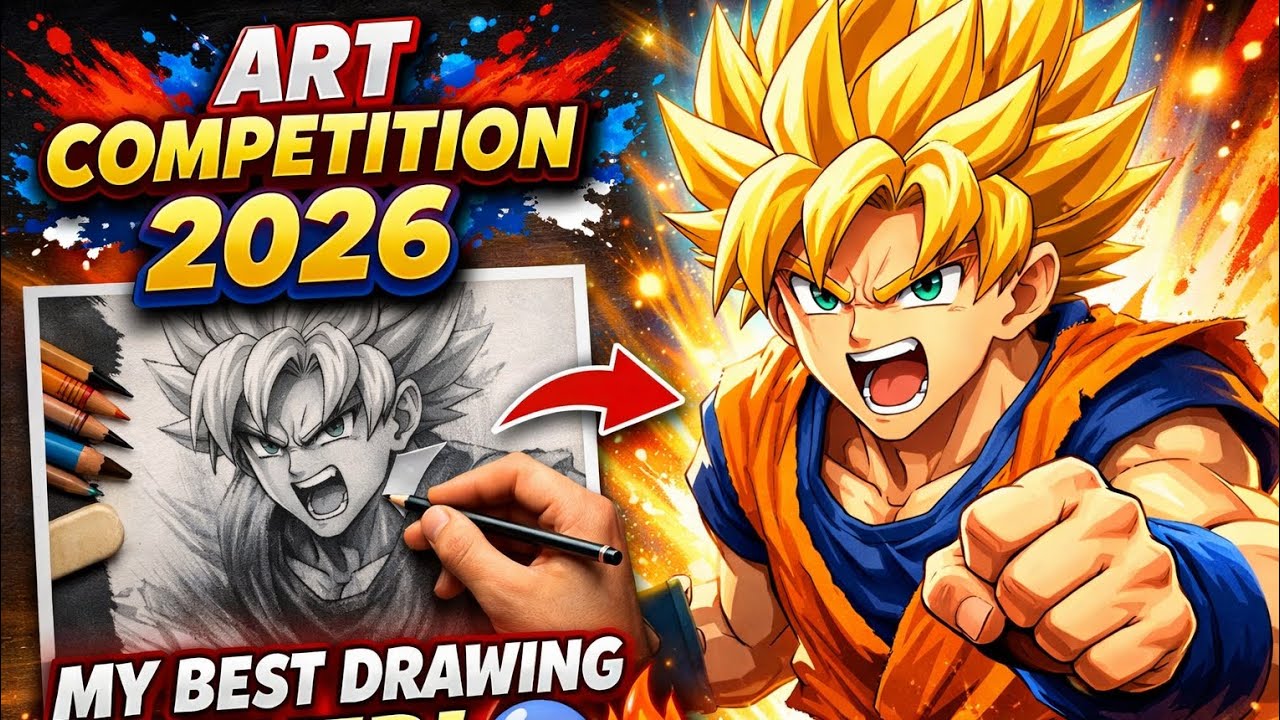 Art Competition 2026 🎨 | Best Drawing Ever 😱🔥 #ArtCompetition - YouTube
