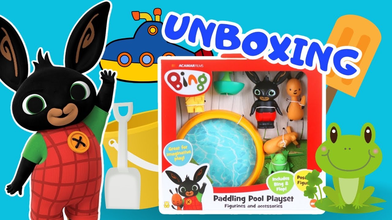 Unboxing Piscina di Bing con Flop e Ranocchietta - YouTube