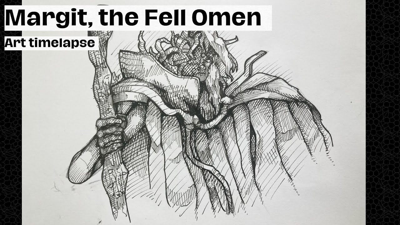 Margit, the Fell Omen Art Timelapse - YouTube