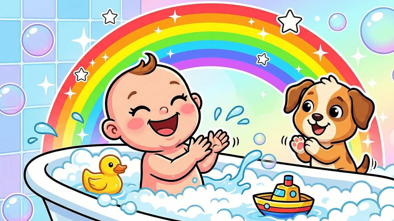 If You're Happy + Bath Song - Nursery Rhymes & Kids Songs | The Bath ...