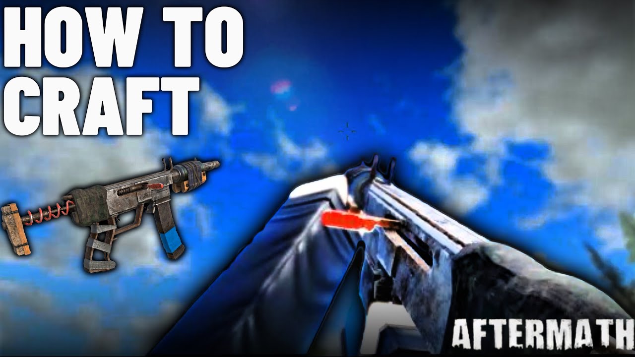 How to craft the makeshift SMG | Aftermath - Roblox - YouTube