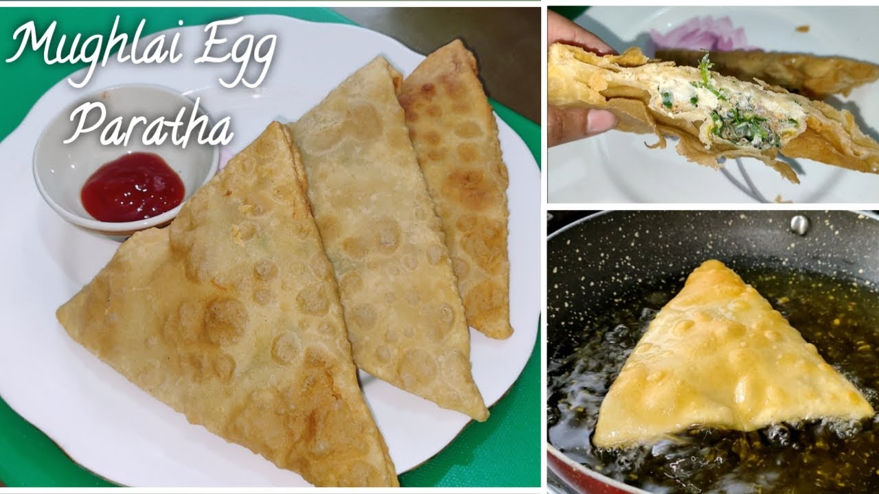 मुगलई एग पराठा | Mughali Egg Paratha Recipe | Mughali Paratha - YouTube