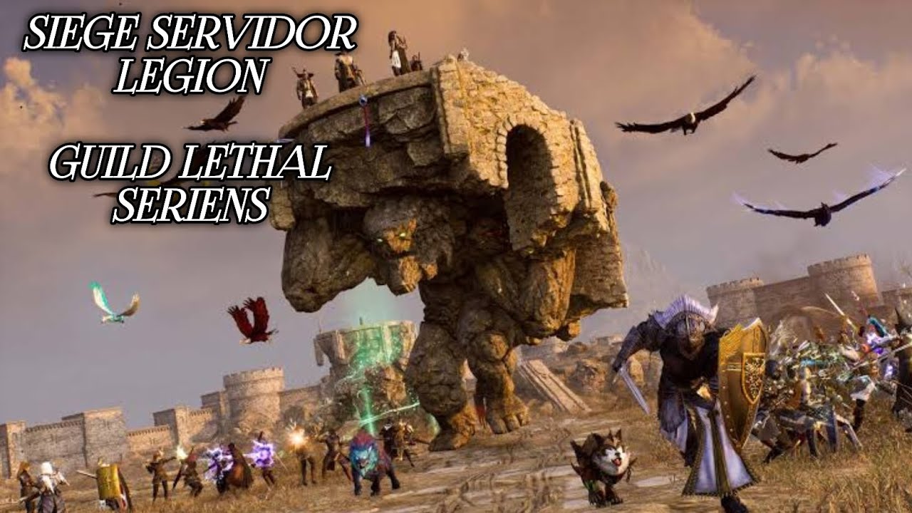 SIEGE SERVIDOR LEGION - GUILD LETHAL SERIENS #throneandliberty - YouTube