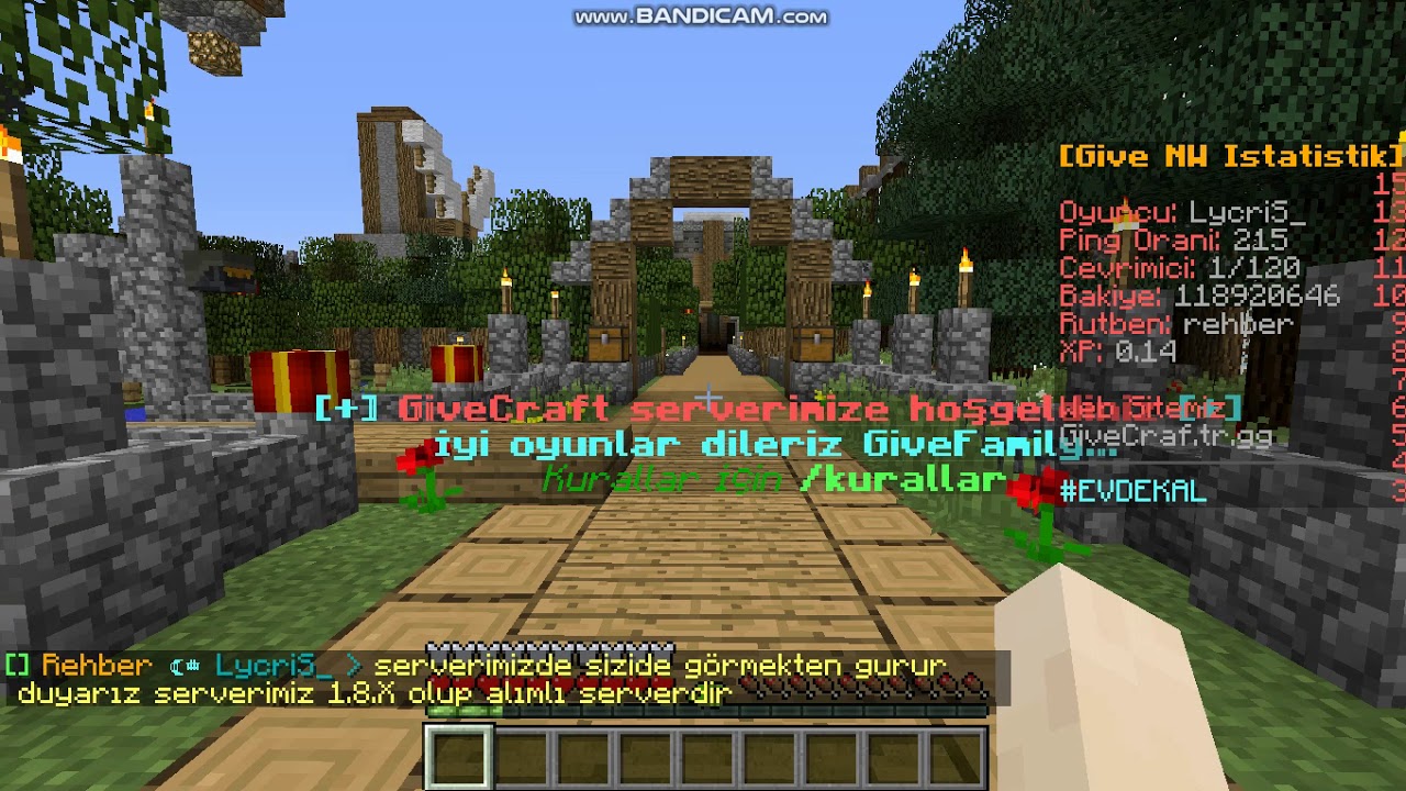 Minecraft Server Tanıtımı ip: Give.serv.nu faction alımlı - YouTube