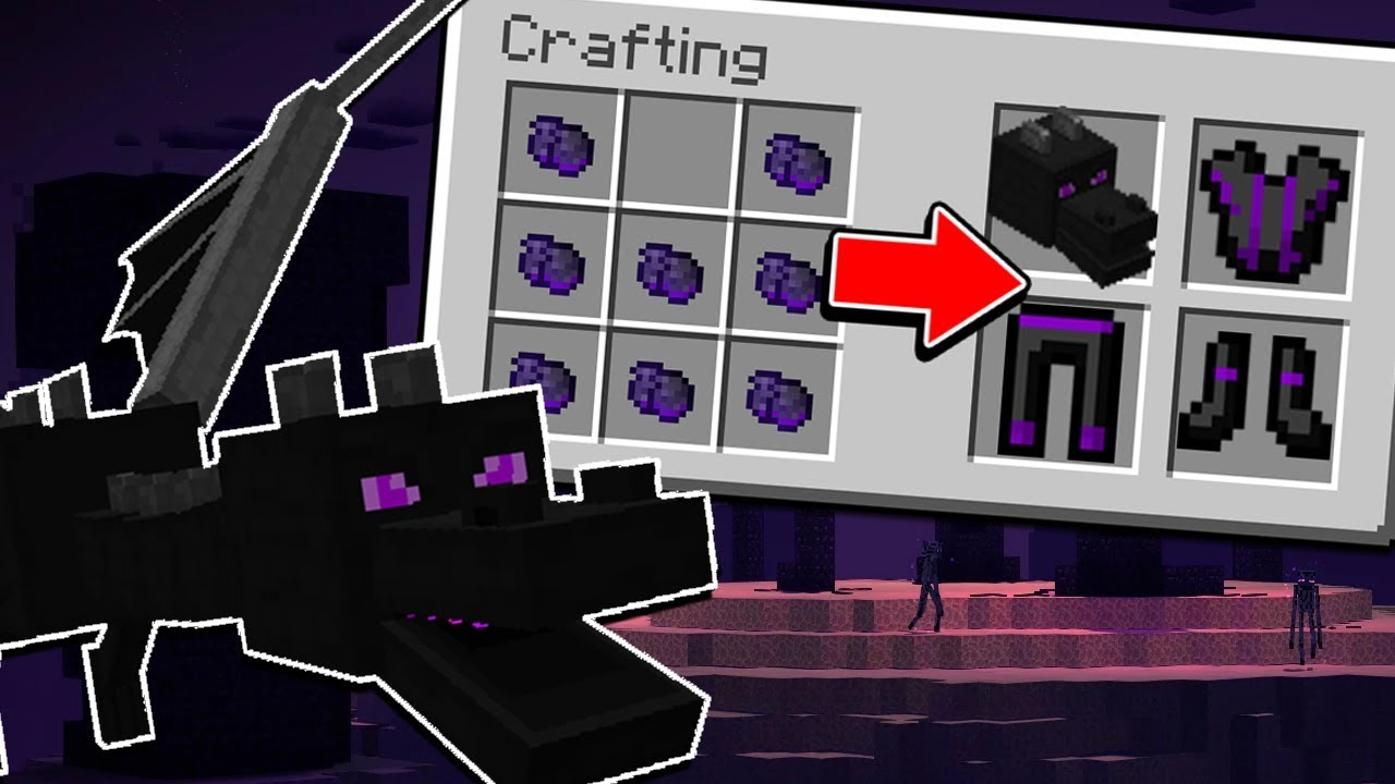 Minecraft: A NOVA ARMADURA DE ENDER DRAGON NO MINECRAFT! - YouTube