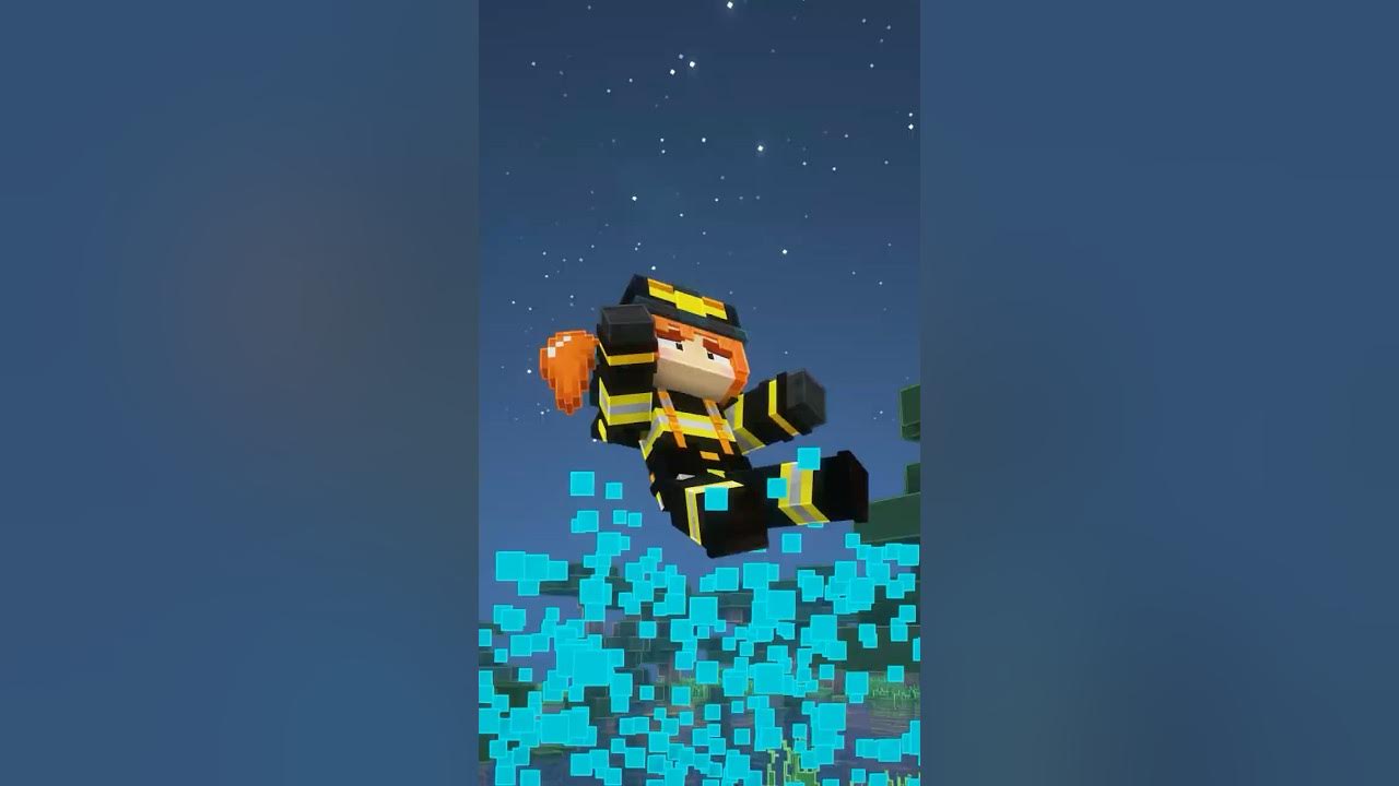 MINEGREEN İtfaiyeci Oluyor! w/@sebinchi - Minecraft #shorts - YouTube