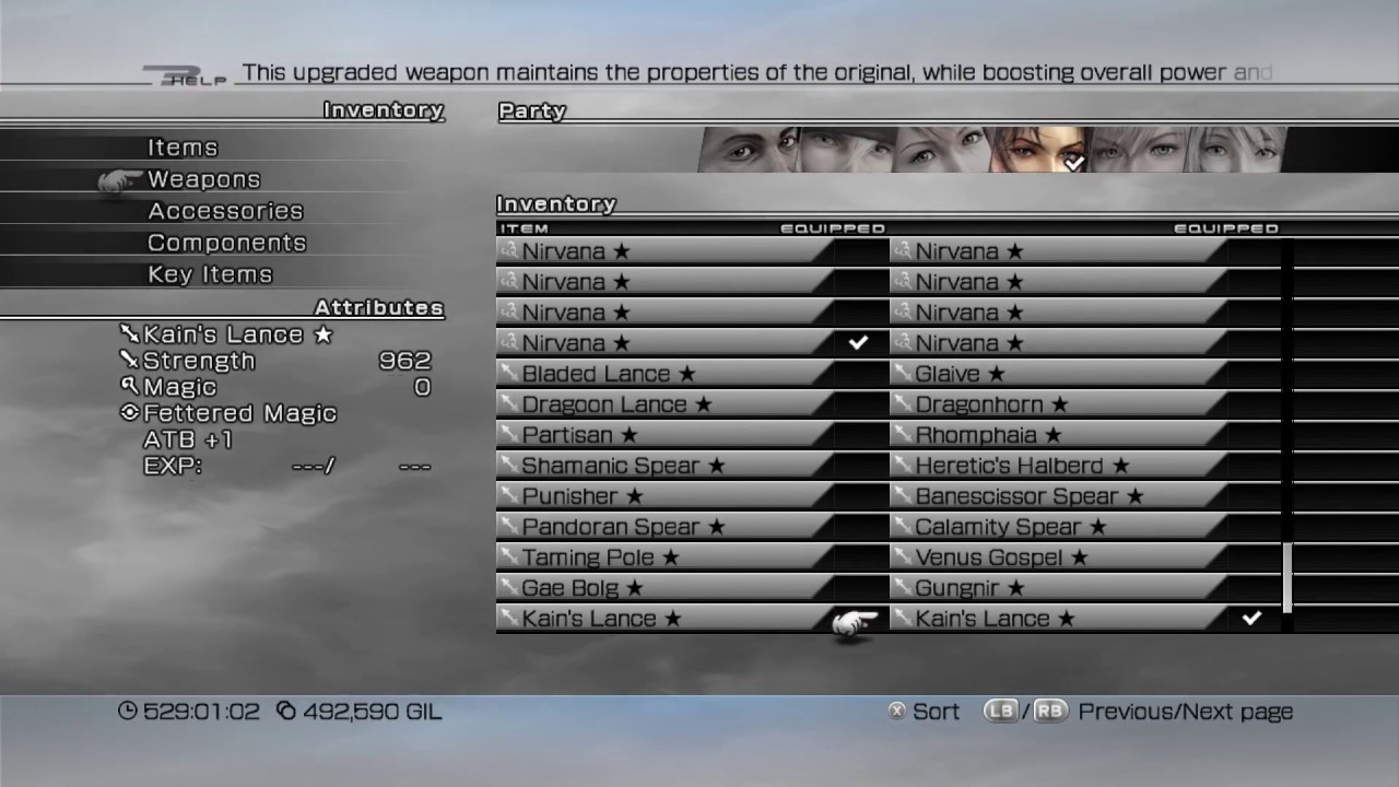 Final Fantasy XIII: all 144 weapons maxed - YouTube