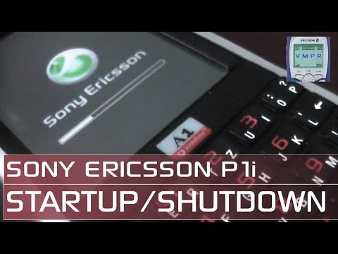 Sony Ericsson P1i Mobile Phone Startup/Shutdown with Sony Ericsson ...