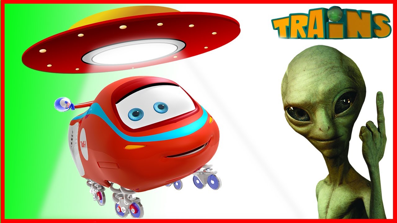 TRAINS Cartoon / New Episode / UFO / Trains Cartoon / Blaze and the ...
