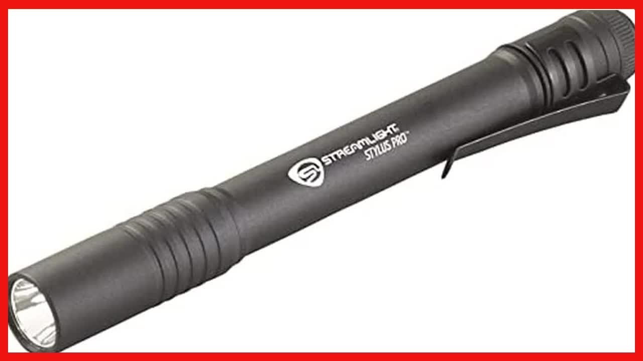 Streamlight 66118 Stylus Pro 100-Lumen LED Pen Light with Holster ...