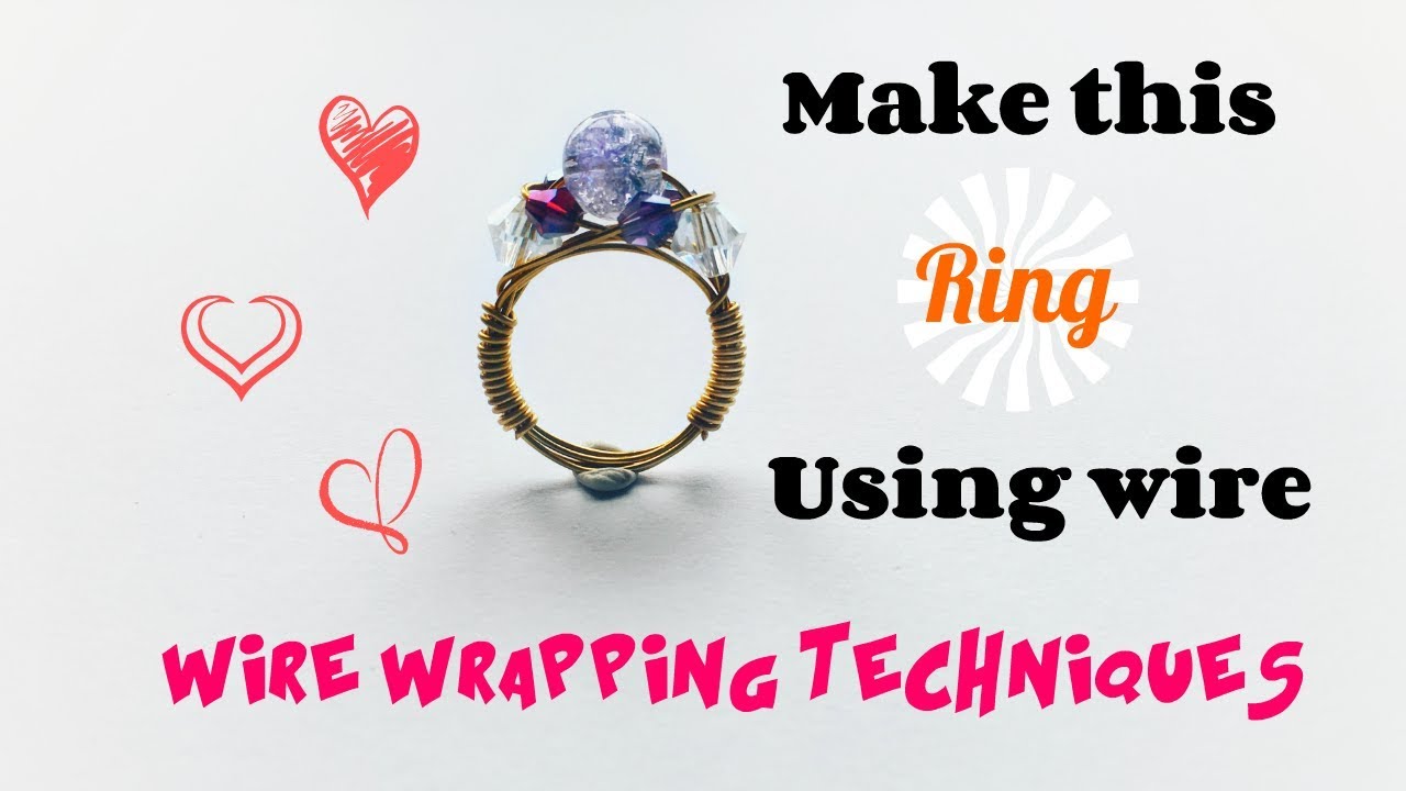 WIRE WRAPPED RING TUTORIAL | CROWN RING - YouTube