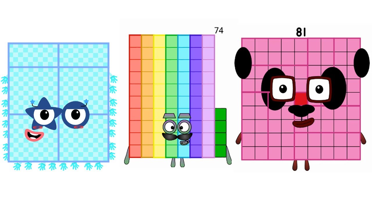 Numberblocks 51 to 99 Animation Remix - YouTube