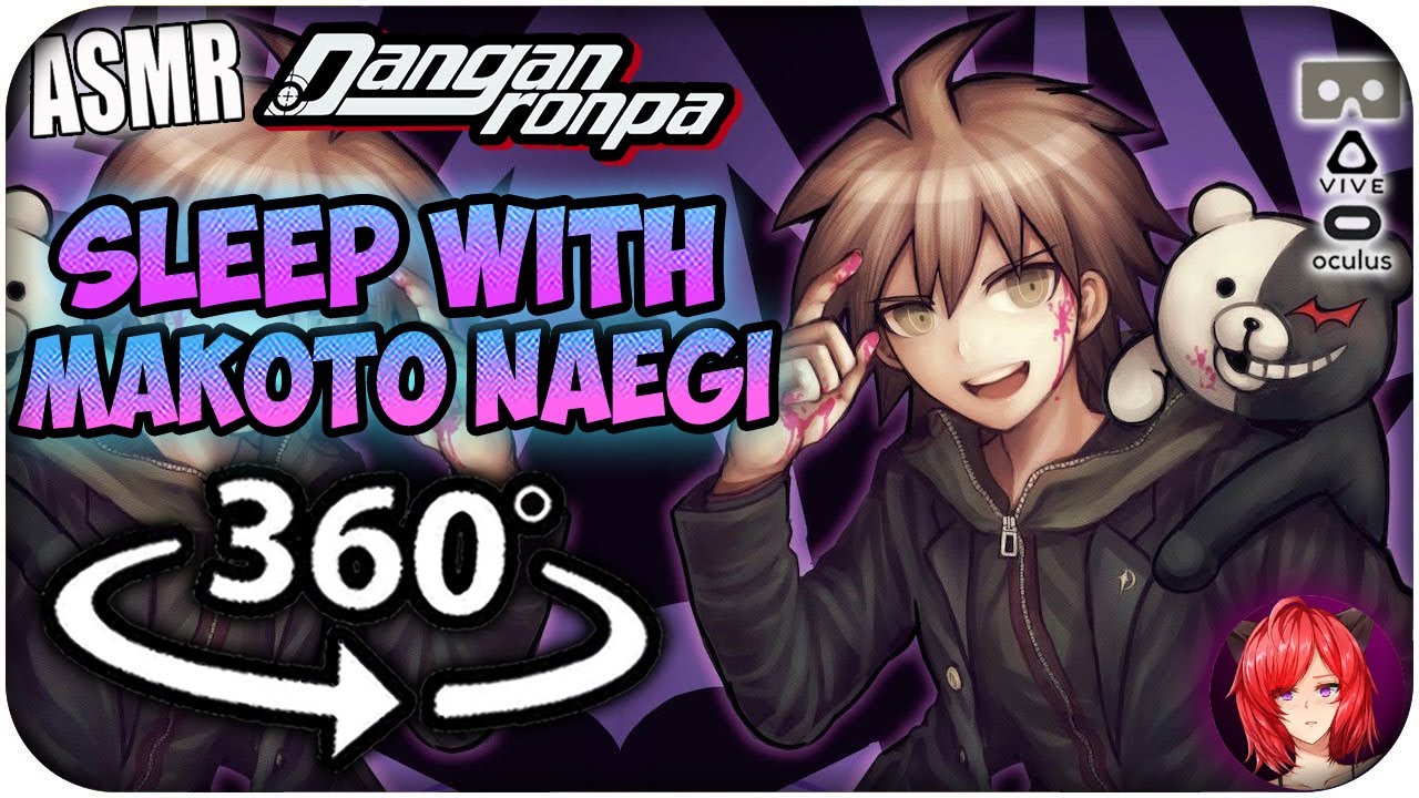 Sleep With Makoto Naegi~ [8D ASMR] 360: Danganronpa 360 VR - YouTube
