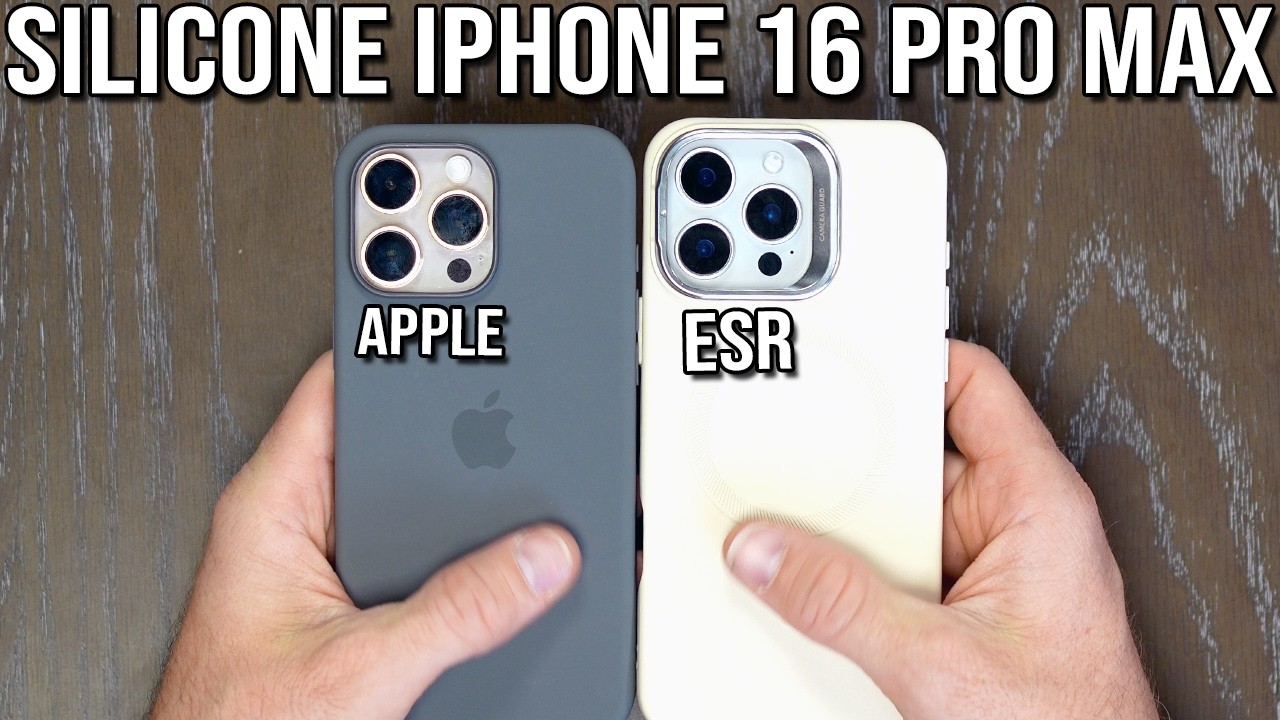 Apple vs ESR Silicone iPhone 16 Pro Max Case - YouTube