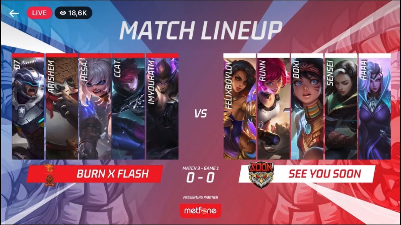 Burn x flash Vs See you soon ការប្រកួត MPL-Kh - YouTube